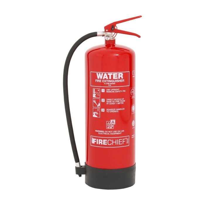 9 Litre Water Fire Extinguisher – Class A Fire Protection - Solwave ...